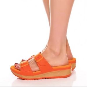 Dansko | Shoes | Dansko Kandi Orange Molded Sandals | Poshmark